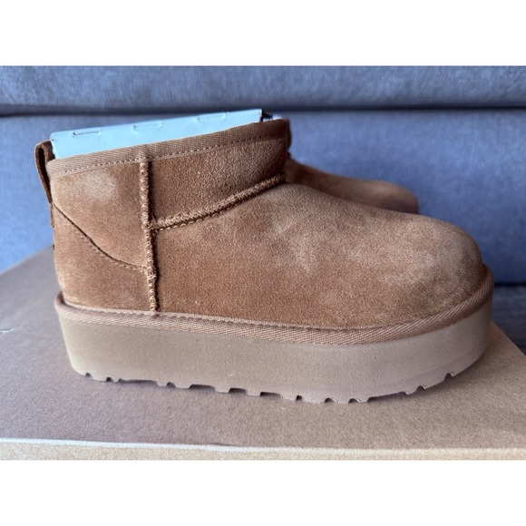 UGG | Shoes | New Ugg Classic Ultra Mini Platform Boots Chestnut Girls ...